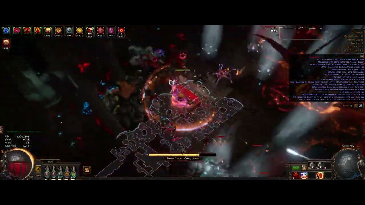 [POE 3.25] Kalguur - Zero-Button 10 wave Ultimatum - YouTube