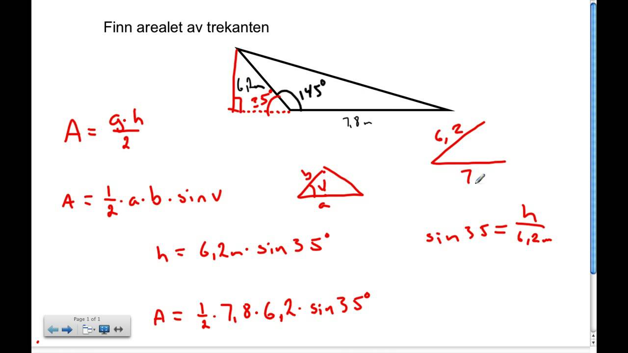 Sinus og cosinus til stumpe vinkler - YouTube