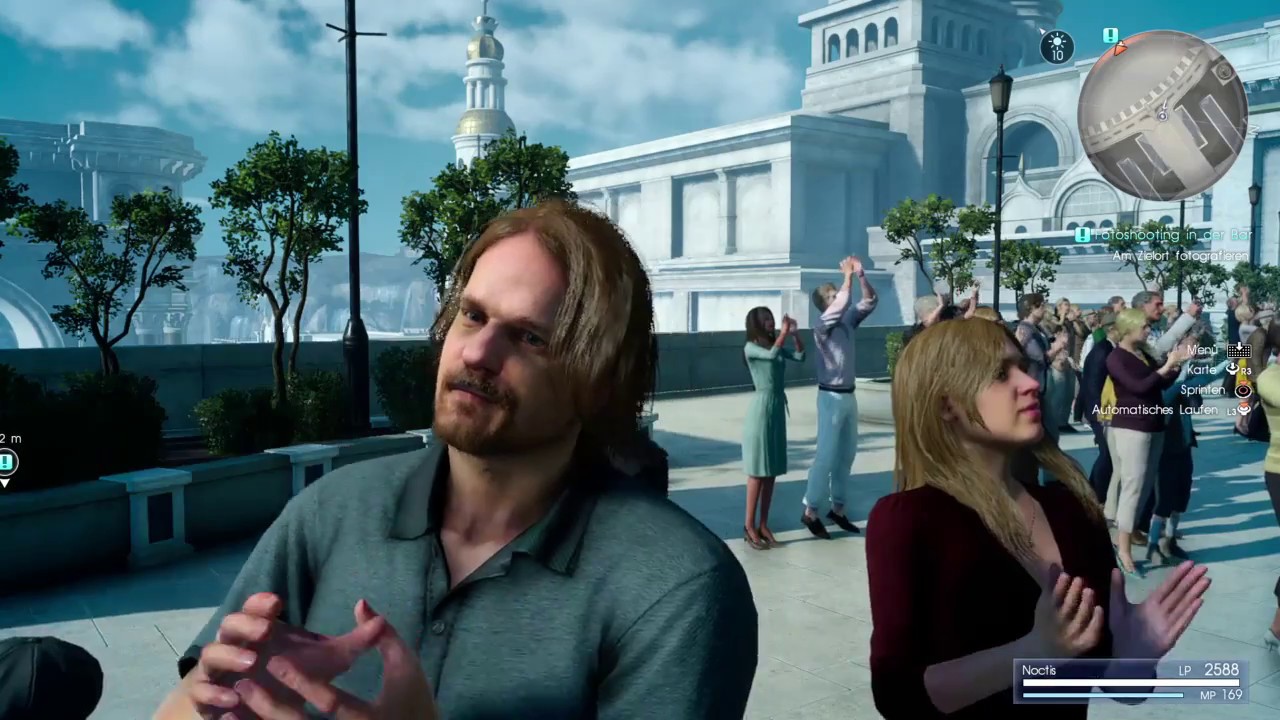FINAL FANTASY XV Gronkh & Pandorya Charaktermodelle - YouTube