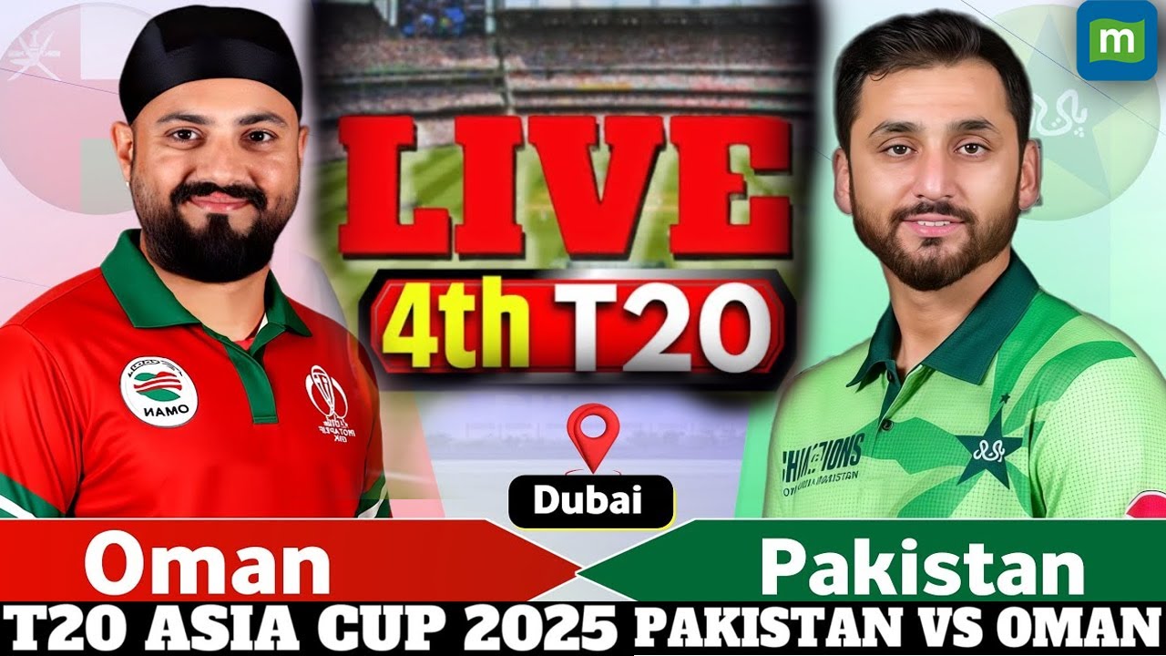 🔴Pakistan vs Oman Live 4th T20 Match: Pakistan vs Oman Live Score ...