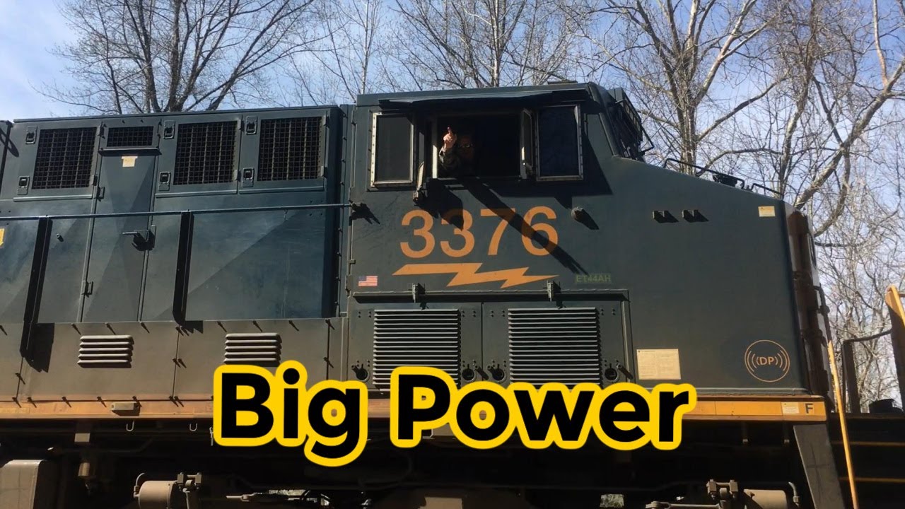 NS P87 "Chipper" and some BIG power on CSX M652 - YouTube