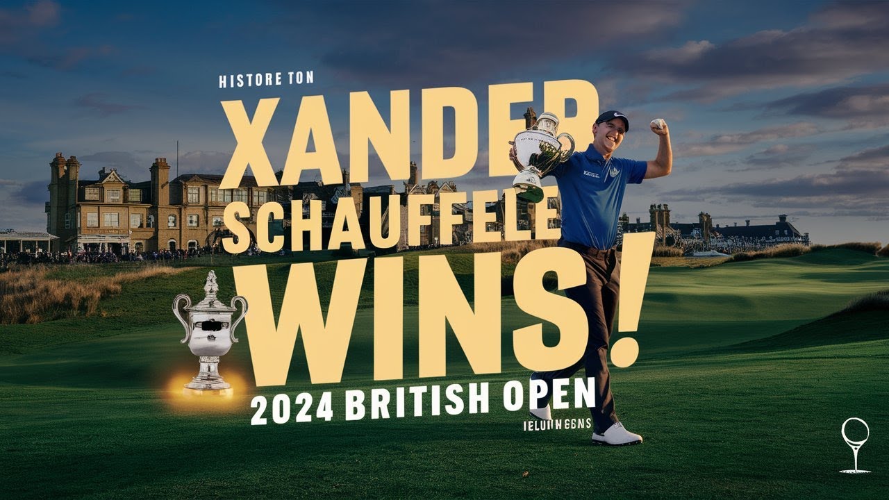Xander Schauffele Wins 2024 British Open at Royal Troon! 🏆 #Golf # ...