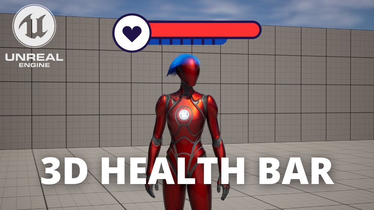 How To Make A 3d Health Bar For Your Enemy In Unreal Engine 5 Youtube