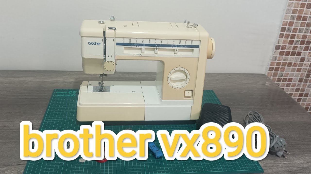 machine a coudre brother vx890 - YouTube