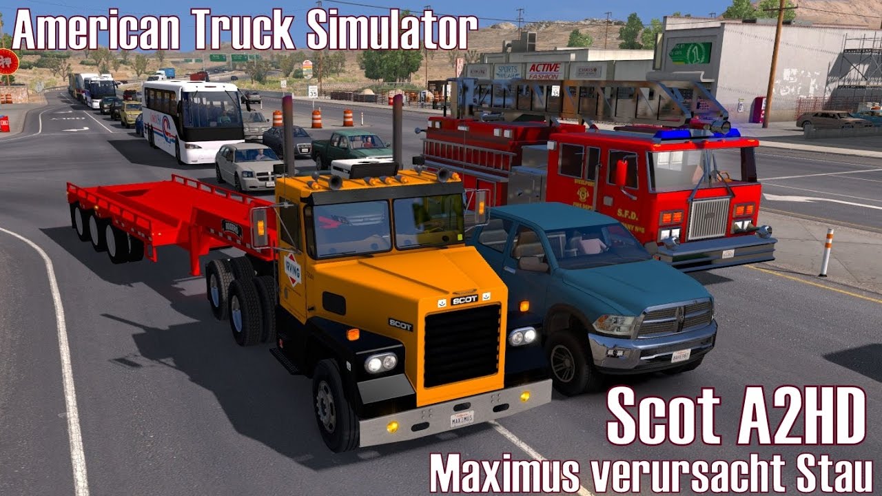 ATS I Scot A2HD ★ Maximus verursacht Stau ★ #72 World Rescale [Deutsch ...