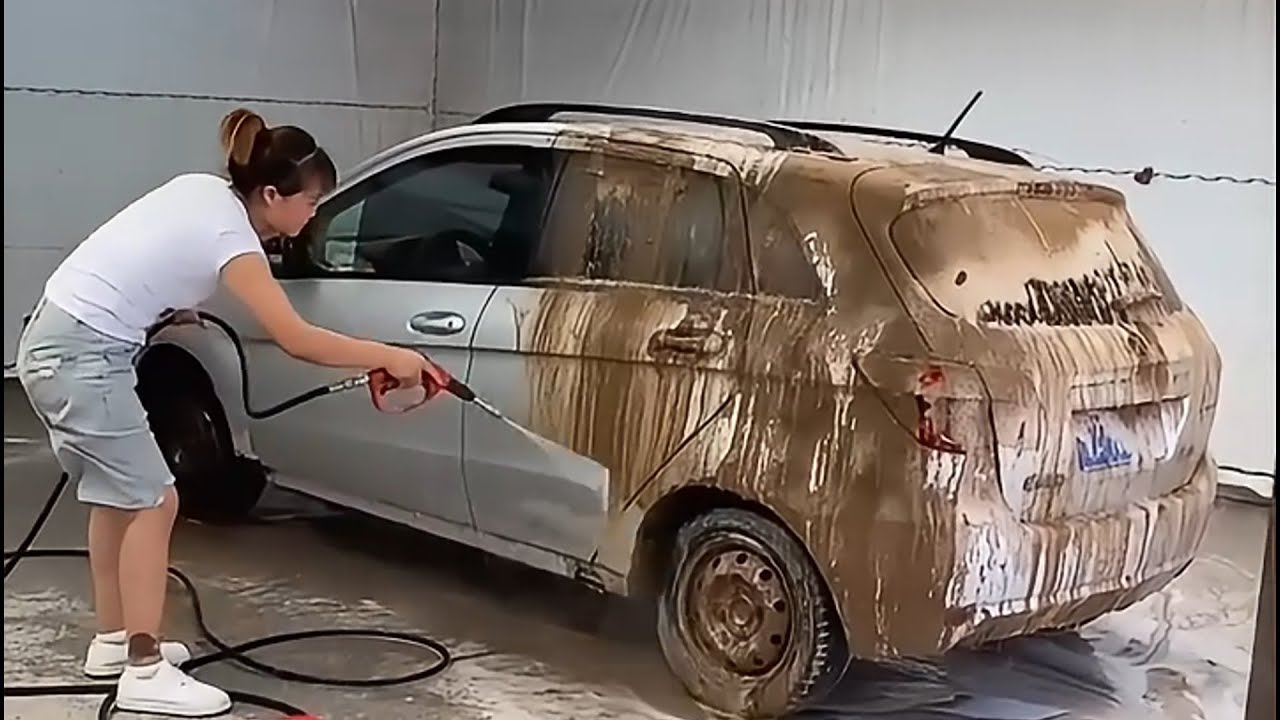 Cleaning a dirty car.Extremely satisfied video. - YouTube