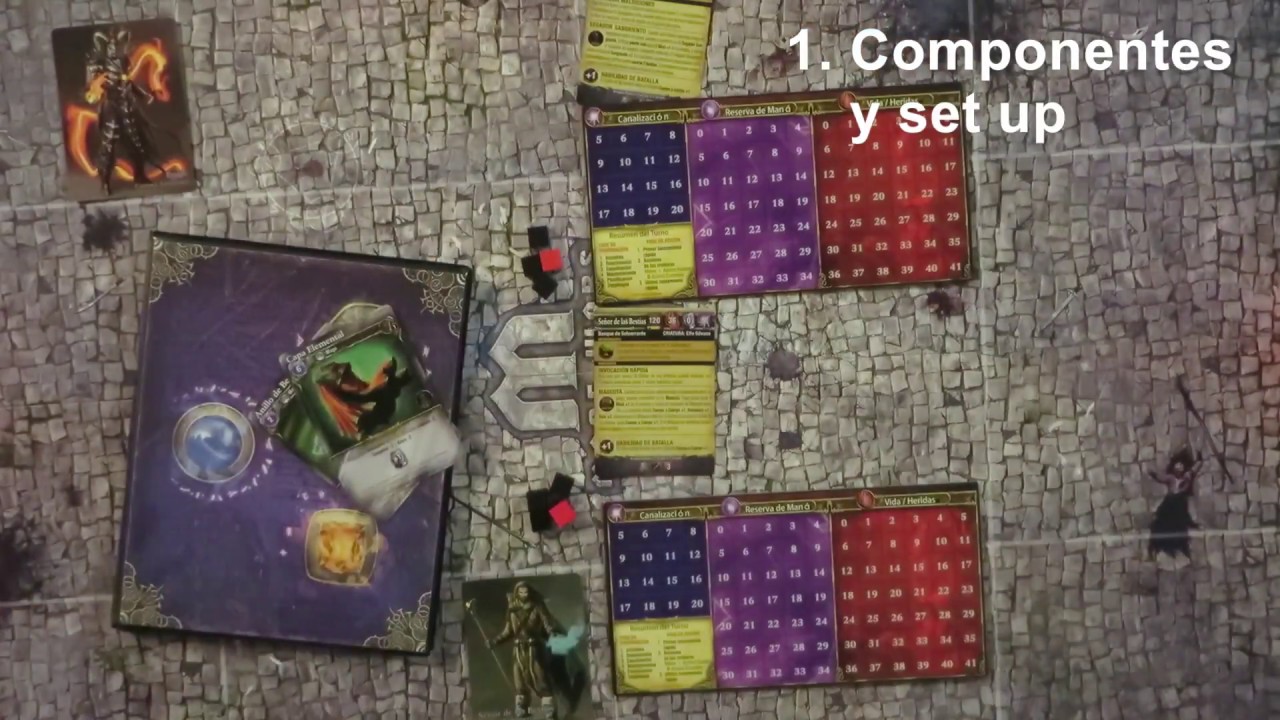 Cómo jugar a Mage Wars Arena Parte 1 - las reglas - YouTube