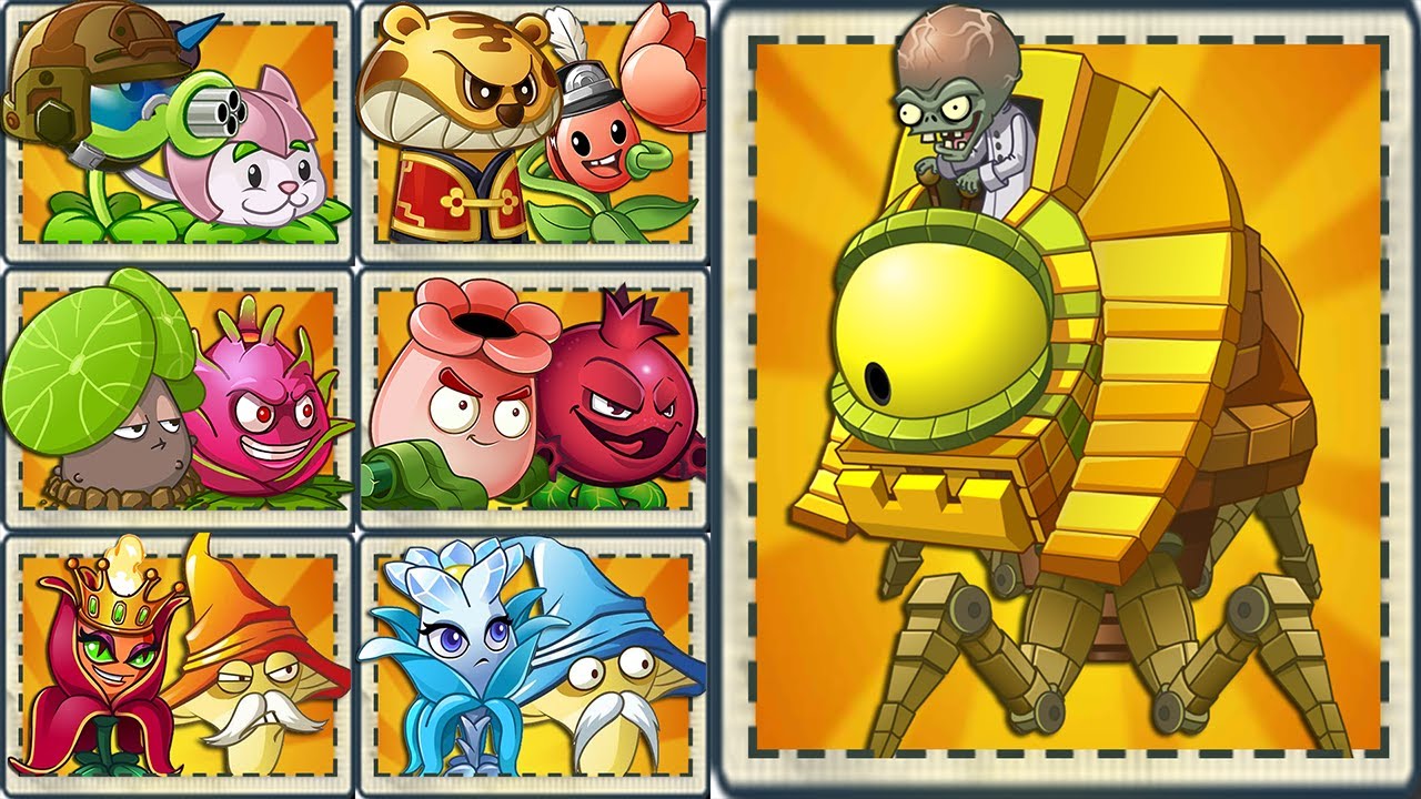 Plants vs Zombies 2 Final Boss - Team Plants Chinese Version vs ZomBoss ...