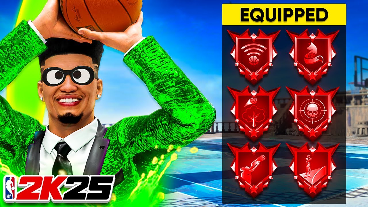 99 3PT RATING + LEGEND SHOOTING BADGES is INSANE on NBA 2K25.. - YouTube