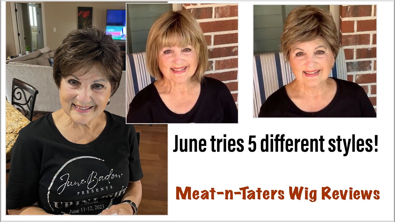 Ms June shoots 6 shorts with us on Wig Day! // Meat-n-Taters Wig ...