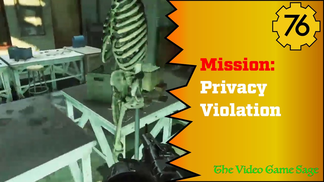 Fallout 76 Wastelanders Mission: Privacy Violation - YouTube