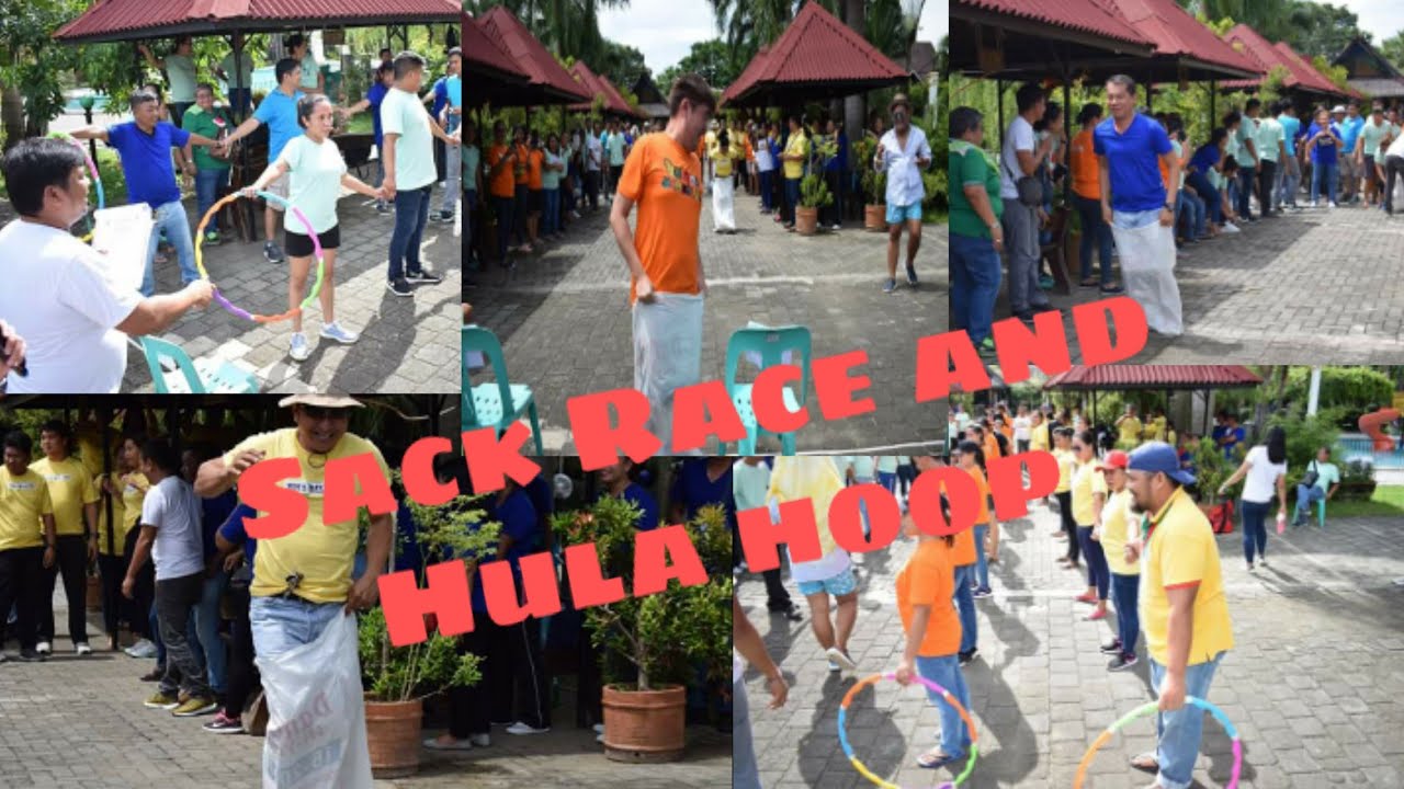 Sack Race and Hula Hoop Game | Team Building | Family Day 2019 - YouTube