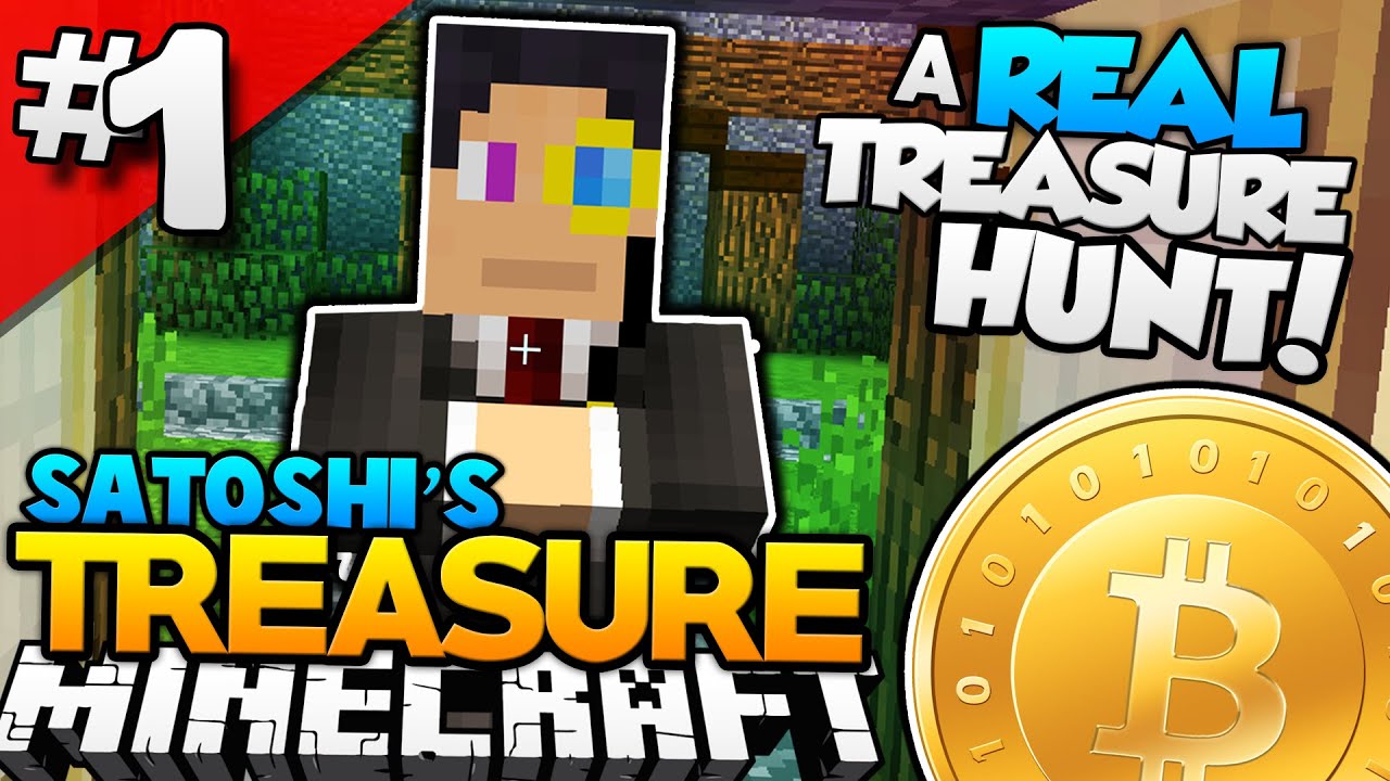 Minecraft | A TREASURE HUNT FOR REAL MONEY! - Satoshi's Treasure 1 w ...