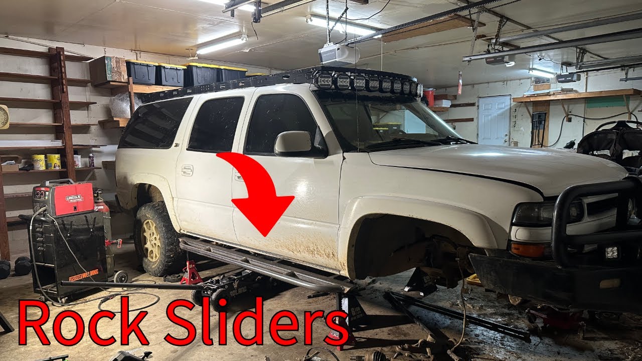 Rock Sliders For Our Suburban! - YouTube