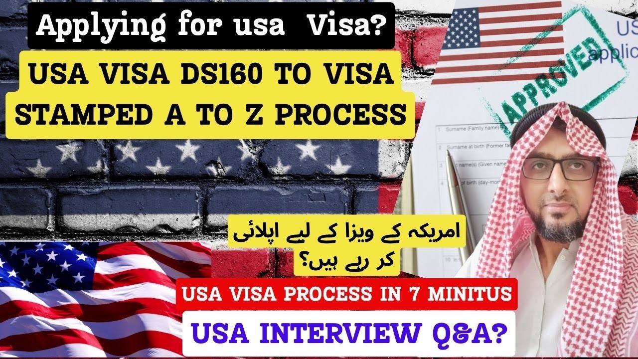 USA VISA DS160 TO VISA STAMPED A TO Z PROCESS STEP BY STEP?! Watch and ...