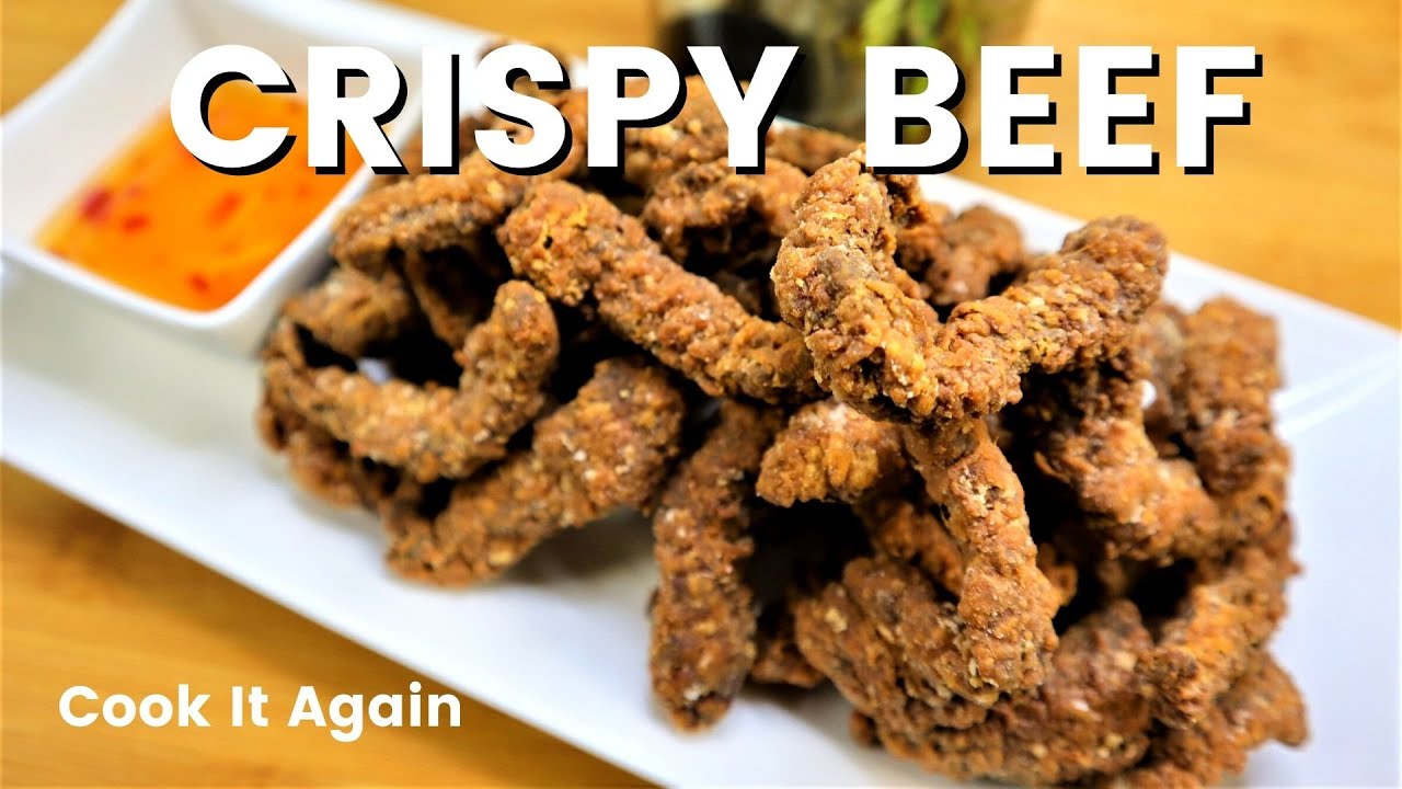 Very Easy Crispy Beef Recipe | A Cook It Again Episode | Simple Crispy ...