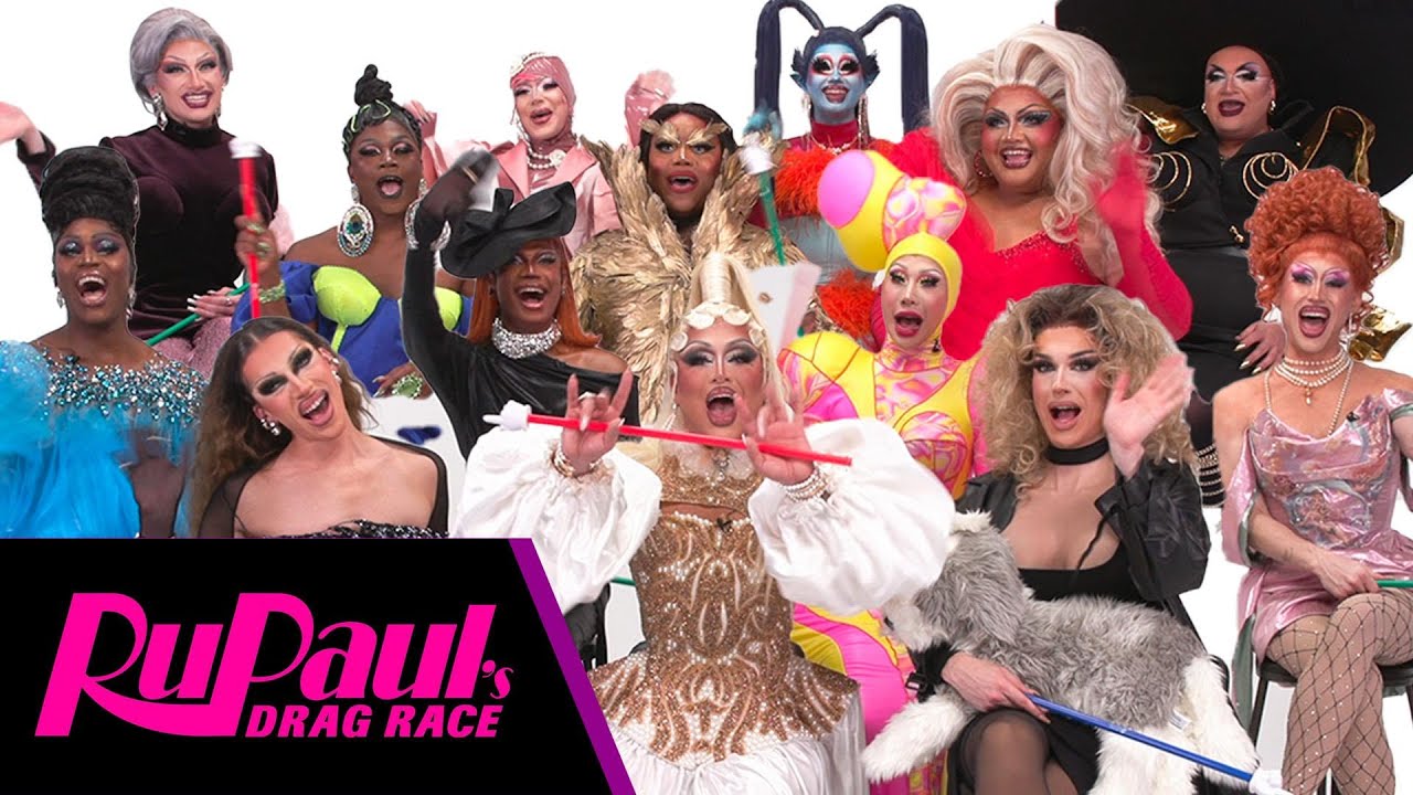 The Cast of RuPaul's Drag Race Season 16 Plays Who's Who - YouTube