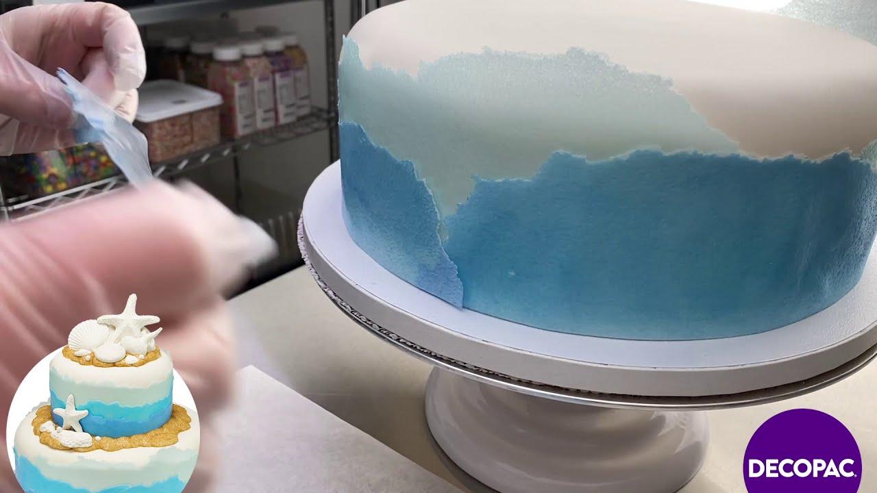 How to: Create Wafer Paper waves - YouTube