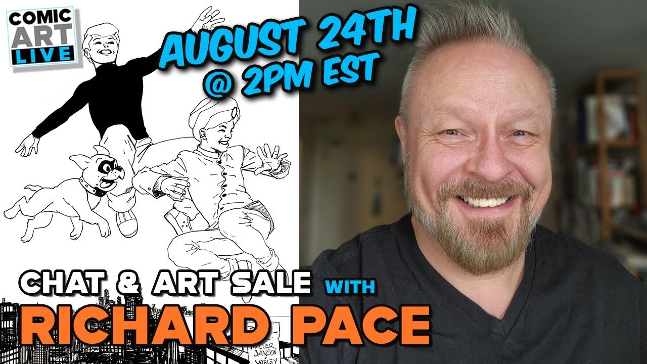 Live Art Sale and Chat with Richard Pace - YouTube