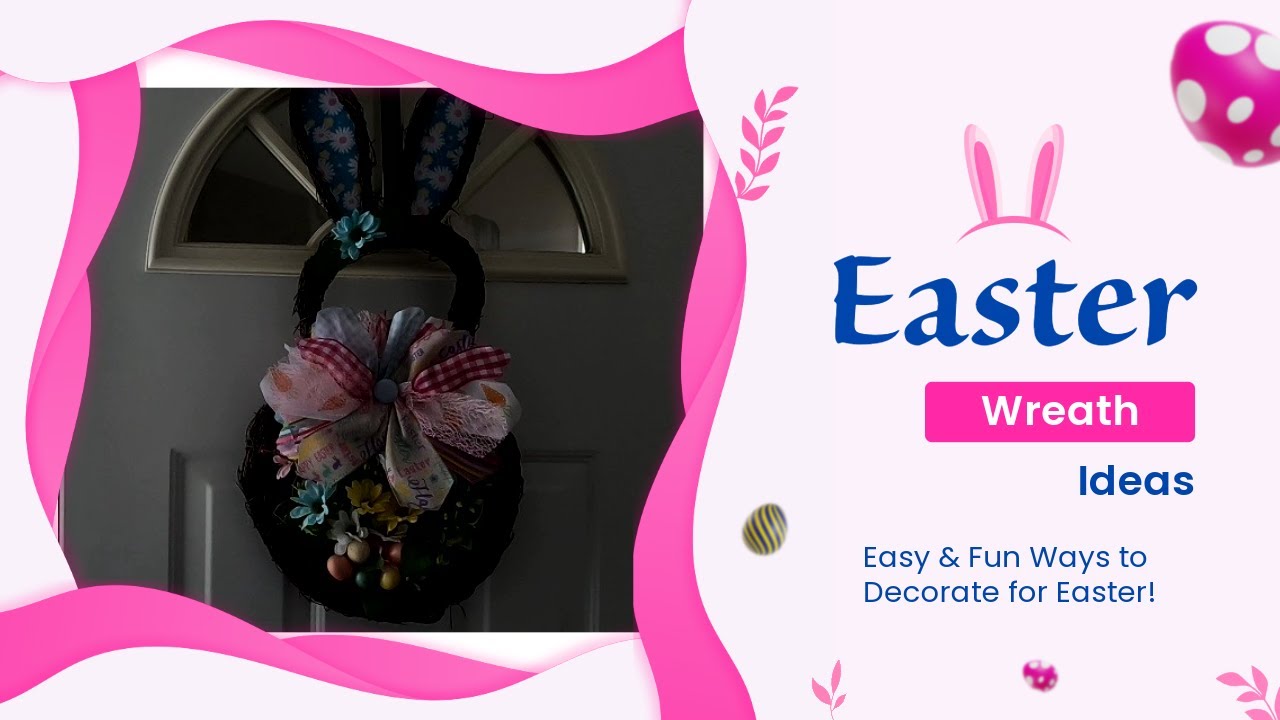 Crafting with Kelly - Easter Bunny Wreath - YouTube