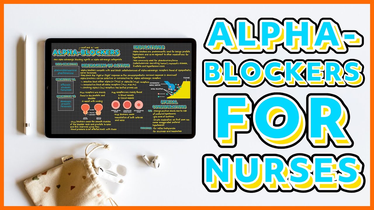 Alpha Blocker Pharmacology | Everything You Need to Know - YouTube