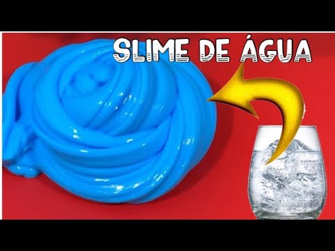 COMO FAZER SLIME DE ÁGUA E HIDRATANTE| SEM BÓRAX/ SEM OVO /SEM AMIDO DE ...