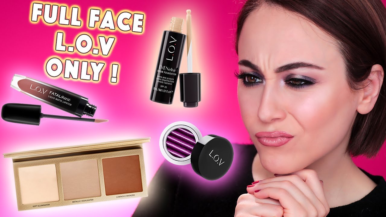 Full Face Using Only LOV Products ️ | LOV Cosmetics Drogerie One Brand ...