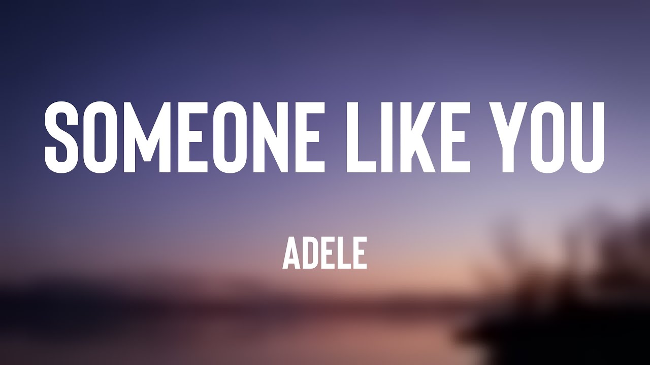 Someone Like You - Adele [Visualized Lyrics] 🎷 - YouTube