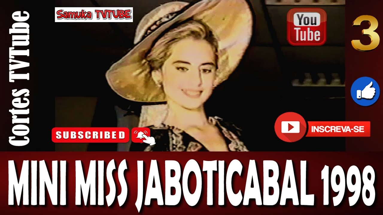 Mini Miss Jaboticabal 1998 /Cortes 03 - YouTube