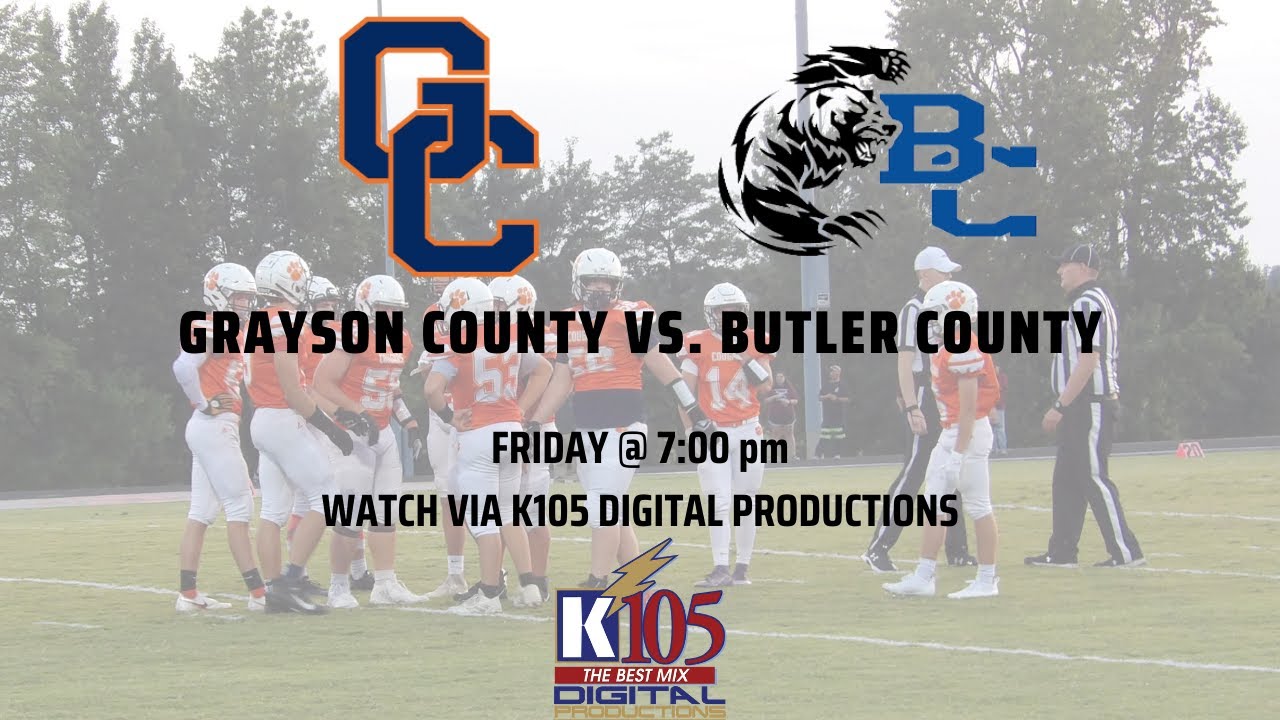 Grayson County Cougar Football vs. Butler County - YouTube