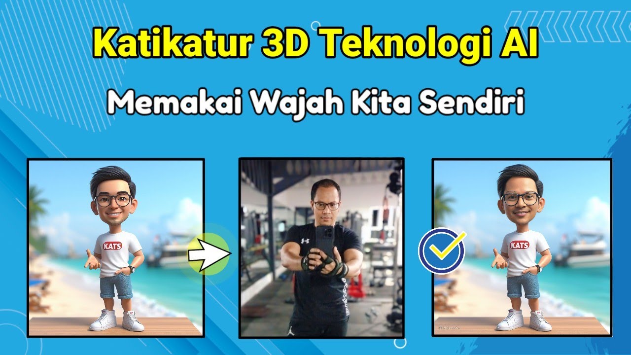 Tutorial Membuat Karikatur 3D Teknologi Ai Memakai Wajah Sendiri - YouTube