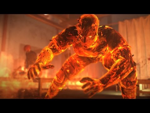 Metal Gear Solid 5: Man on Fire Boss Fight (1080p 60fps)