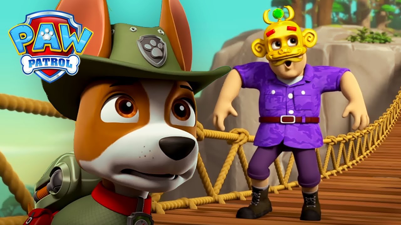 Een apenmasker heeft burgemeester Humdinger gek gemaakt! | PAW Patrol ...