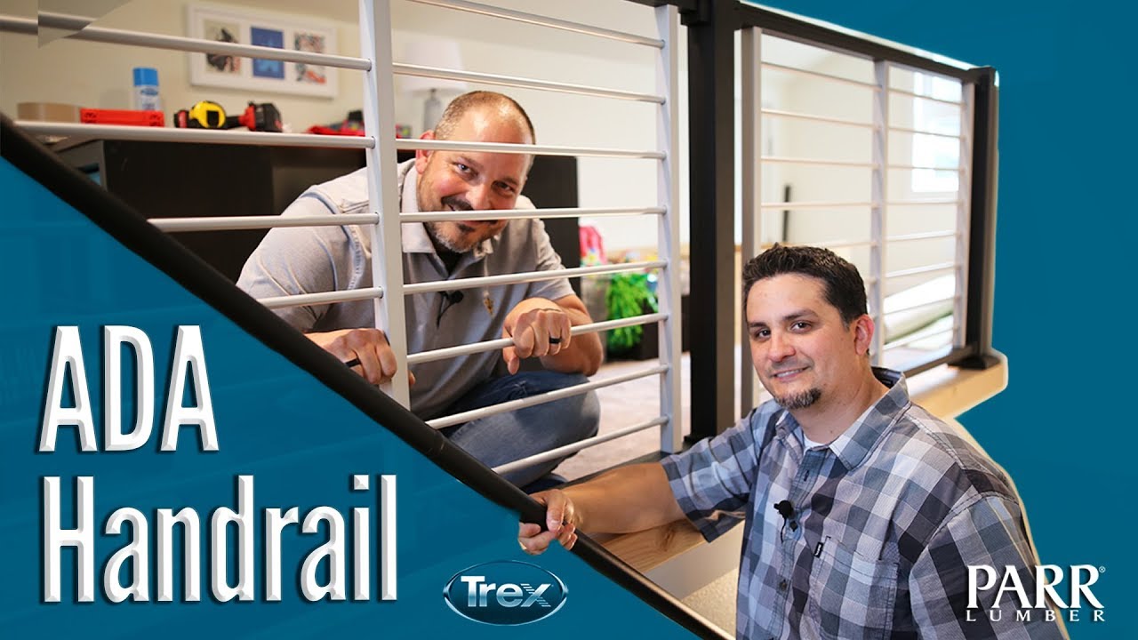 DIY - Installing a TREX ADA Grab Rail - YouTube