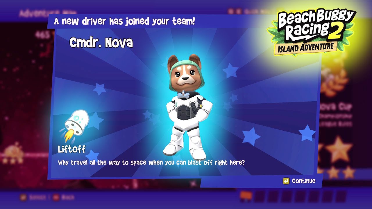 New Unlock Cmdr. Nova - Candy + Cmdr. Nova - Beach Buggy Racing 2 ...