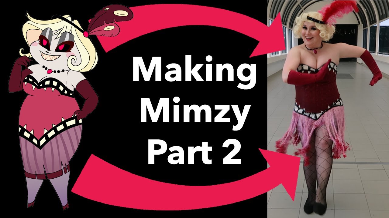 Making Mimzy from Hazbin Hotel | Part 2 | 2024 Halloween Costume - YouTube