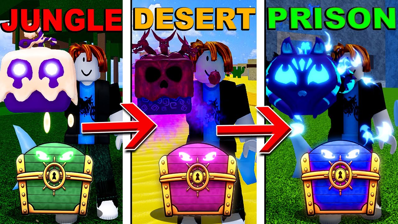 BLOX FRUITS MAS A CADA ILHA EU VOU ABRIR UMA SUPER FRUIT BOX! - YouTube