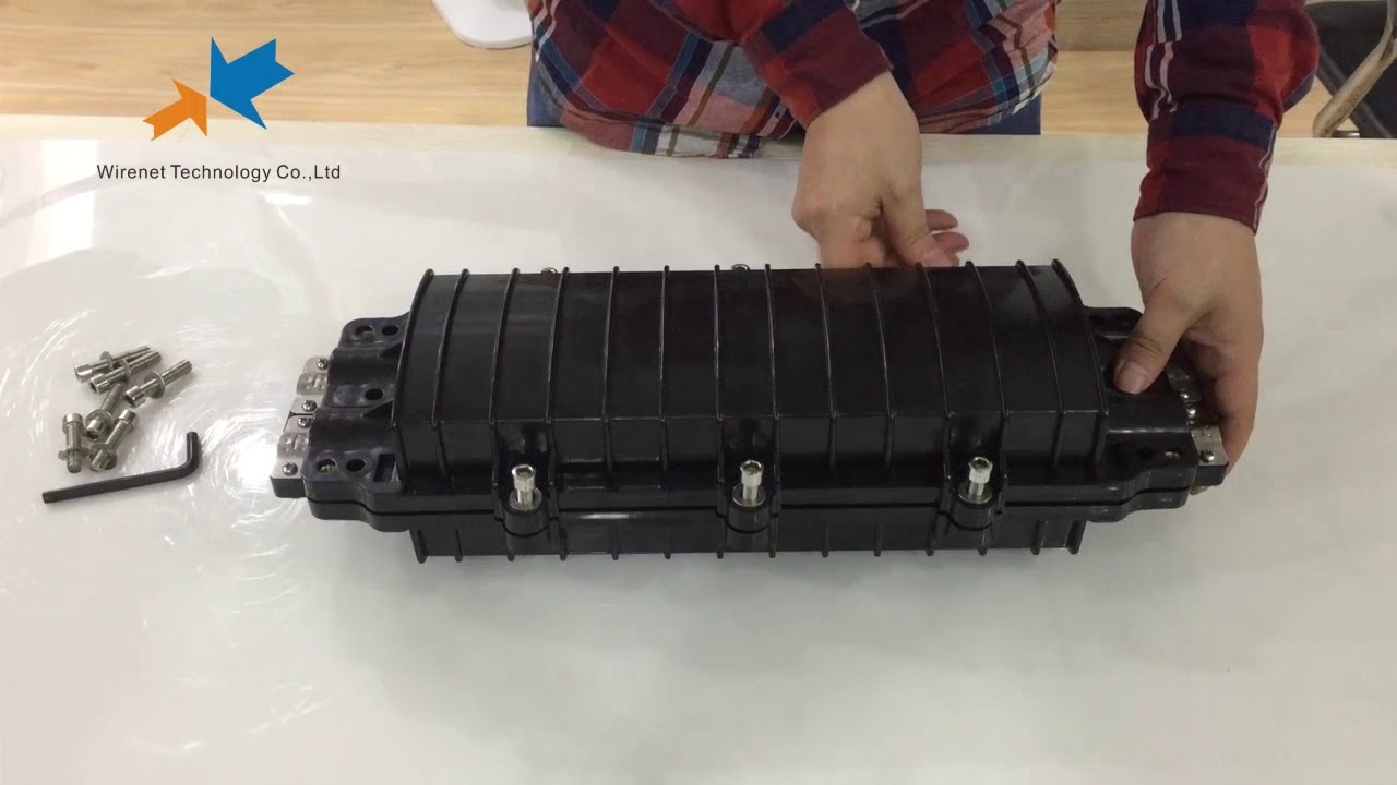 How to install In-line splice closure - YouTube