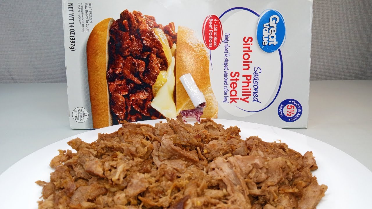 Cooking With Chef Douglas - Great Value Seasoned Sirloin Philly Steak ...