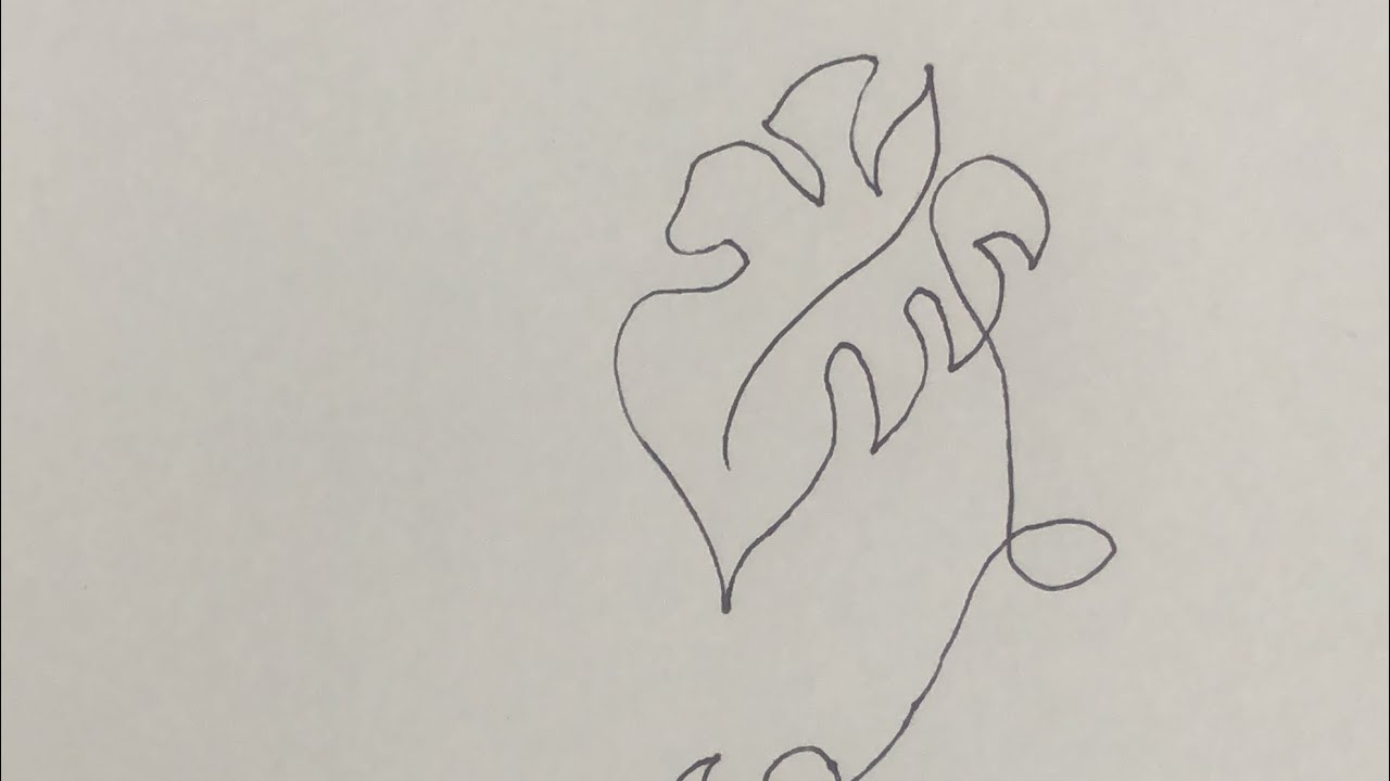 How to draw oneline drawing || easy tutorial for beginners # ...