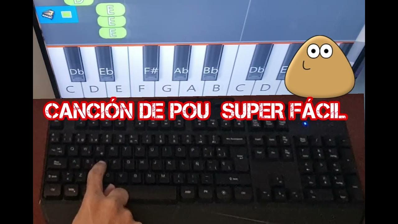 Canción de POU SUPER Fácil y Divertido en tu Pc #tutorial - YouTube