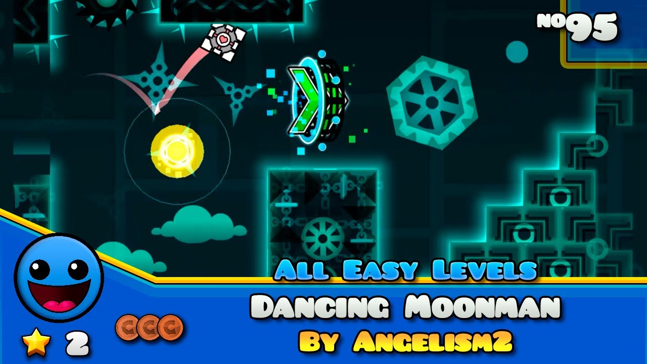 Geometry Dash - "Dancing Moonman" By Angelism2 100% | GDP: Easy Levels ...