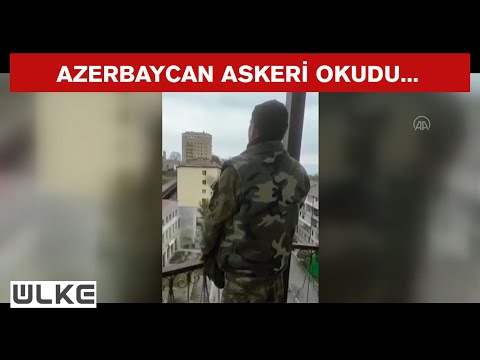 Azerbaycan'ın işgalden kurtardığı Şuşa'da 28 yıl sonra ezan okundu