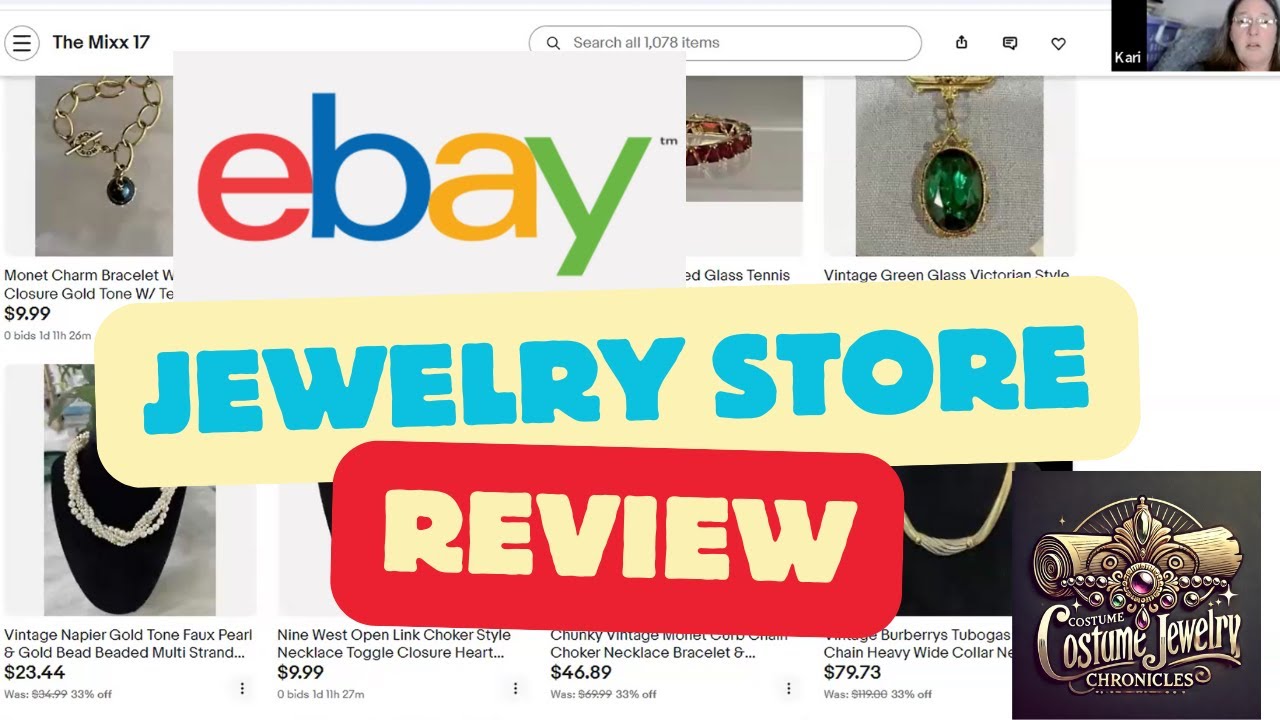 Ebay Store Review | Costume Jewelry Chronicles Episode 11 - YouTube