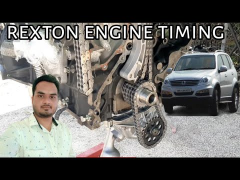 Mercedes-Benz OM612 engine timing marks || ssangyong rexton engine ...