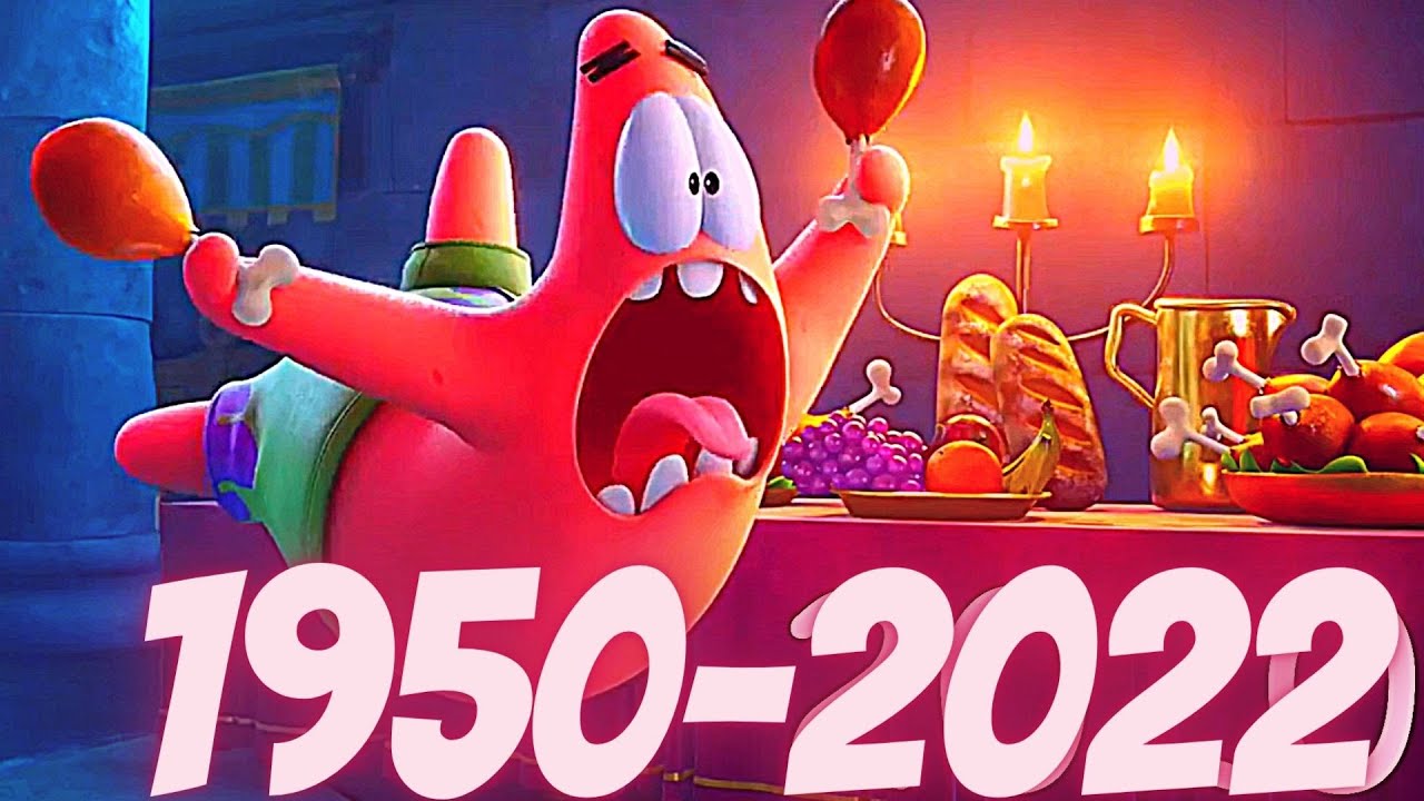 Evolution of Spongebob Squarepants in Cartoons & Movies 1950 - 2022 ...