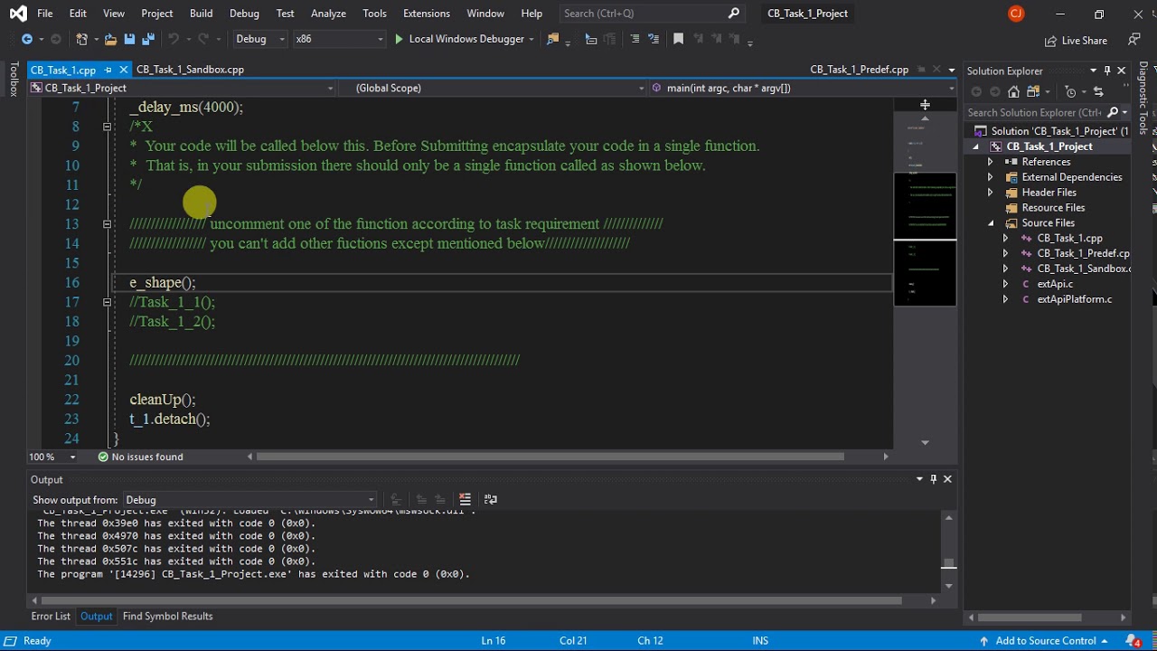 how to run vrep simulation through visual studio - YouTube
