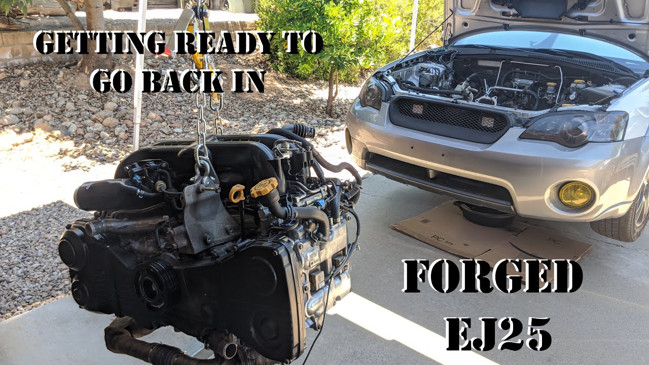Forged Ej25 engine build part 4 - YouTube