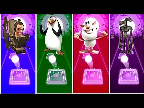 skibidi toilet 🆚 Penguins of Madagascar 🆚 Booba Golden 🆚 Siren Head 🌟 ...