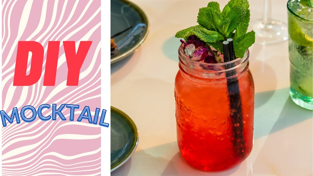 DIY Mocktail | Easy and Quick DIY Mocktail Recipe at Home - YouTube